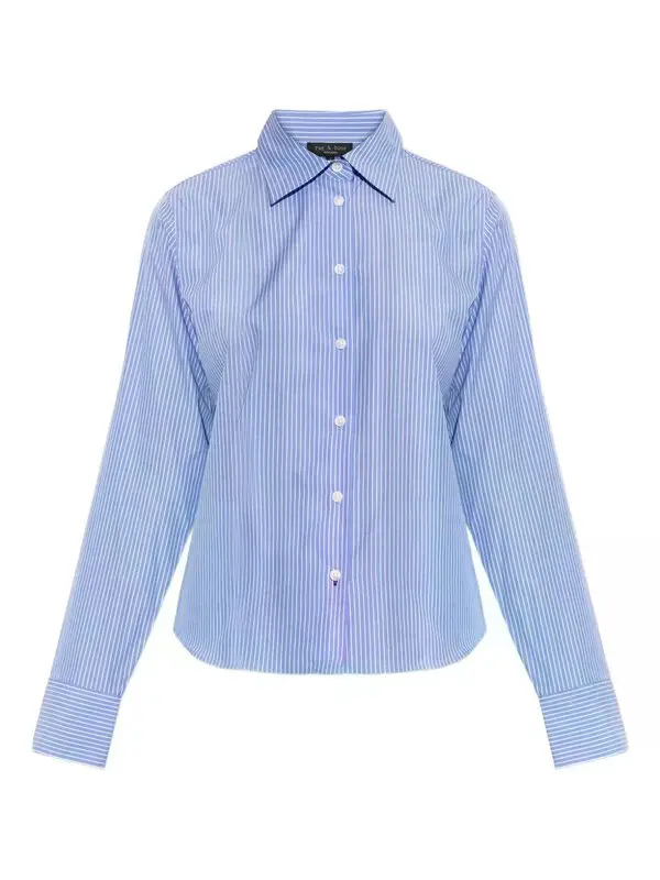 Rag & Bone Striped Buttoned Shirt