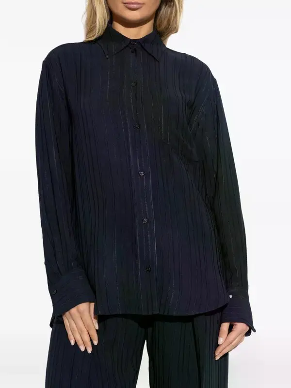 Victoria Beckham Buttoned Shirt - Blue