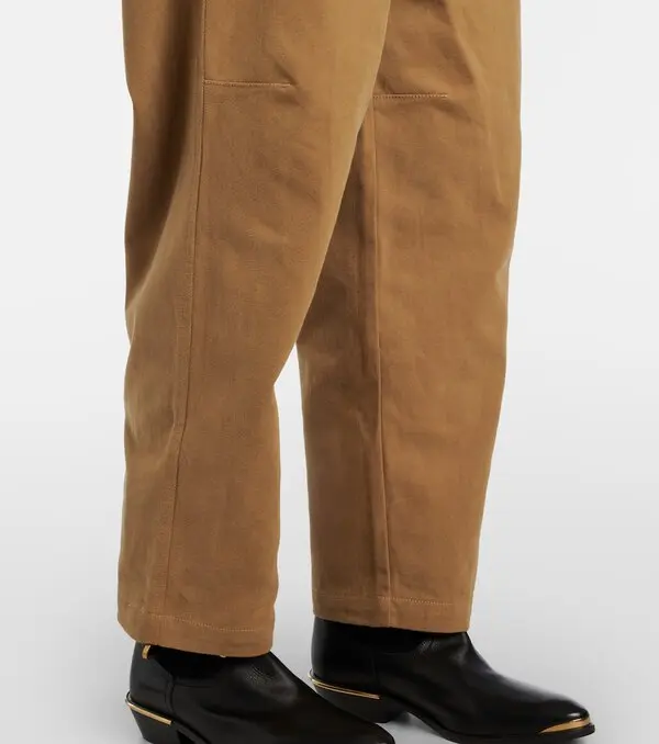 MARANT ETOILE Opalyna Wide-leg Cotton Twill Pants