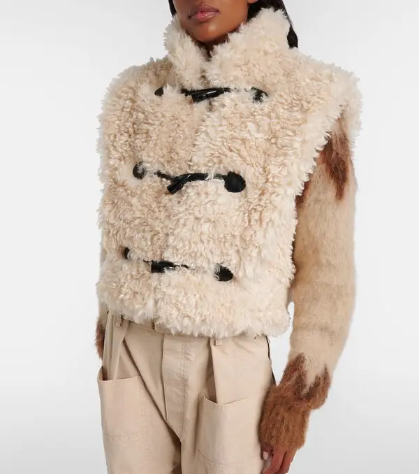 MARANT ETOILE Alisa Vest - Beige