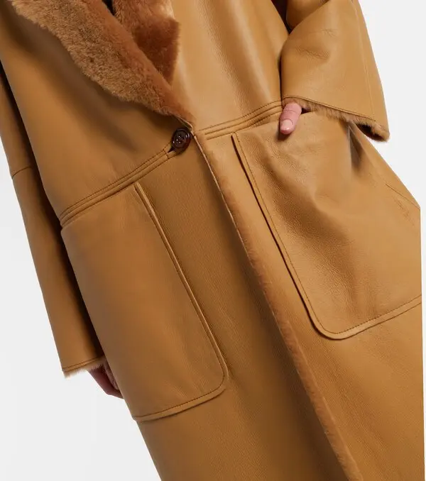 Dorothee Schumacher Shearling-lined Leather Coat