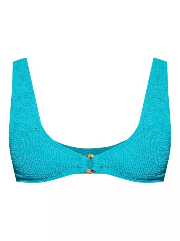 Bond Eye Ring Scout Textured Bikini Top - Blue