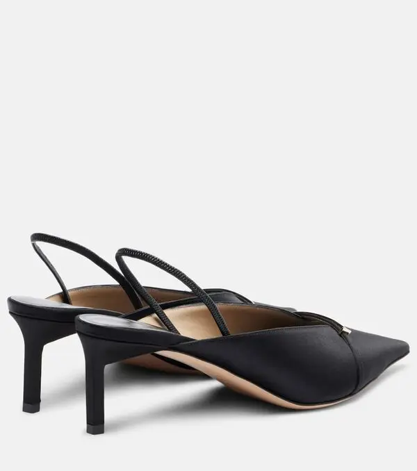 TOM FORD T Icon 55 Satin Slingback Pumps