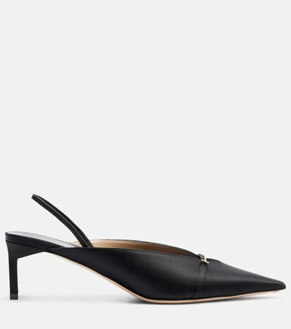 TOM FORD T Icon 55 Satin Slingback Pumps