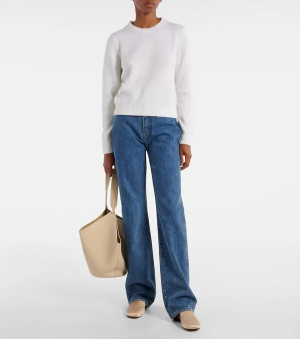 Khaite Danielle High-rise Straight Jeans - Blue