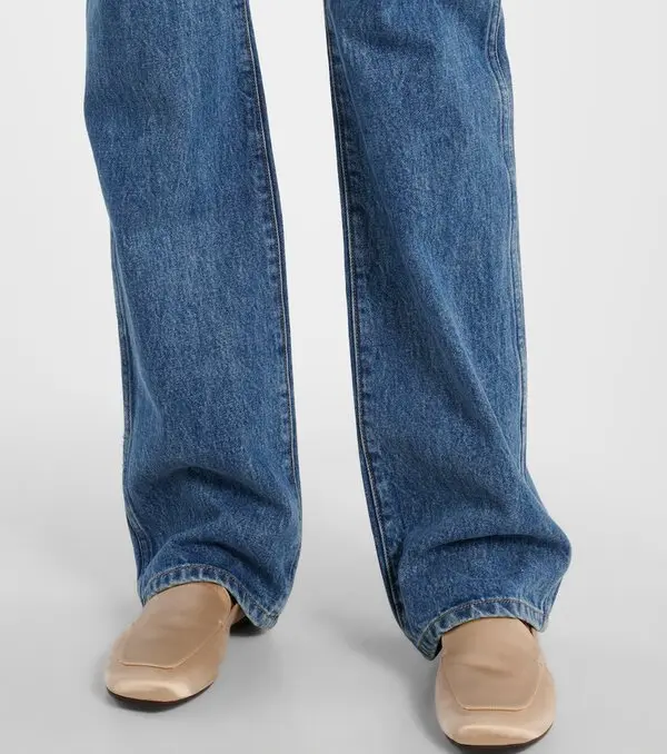 Khaite Danielle High-rise Straight Jeans - Blue