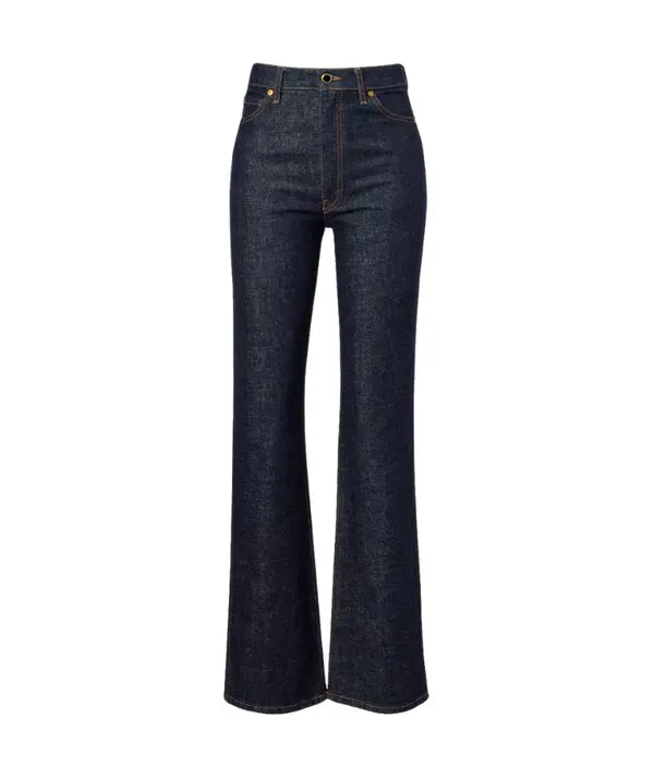 Khaite Danielle High-rise Straight Jeans - Blue