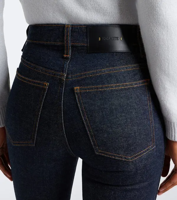Khaite Danielle High-rise Straight Jeans - Blue
