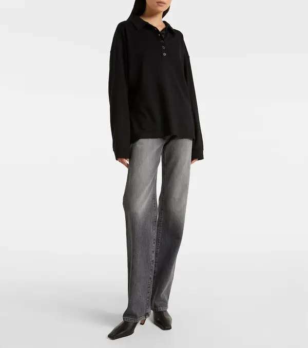 Khaite Danielle High-rise Straight Jeans - Grey