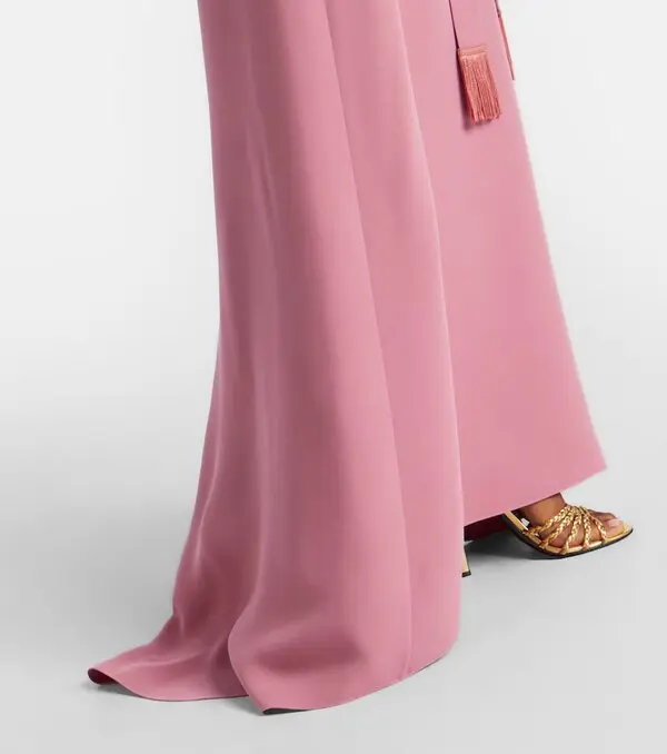 Valentino Garavani Cady Couture Embellished Belted Gown