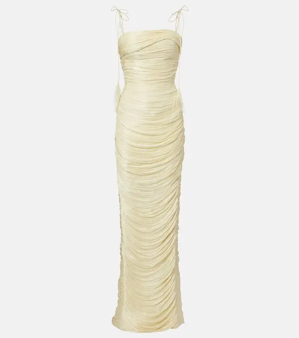 MARMAR HALIM Pleated Organza Gown