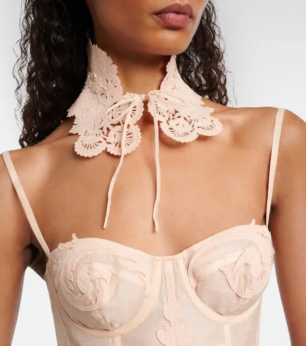 Zimmermann Rebellion Filigree Bustier And Choker Set