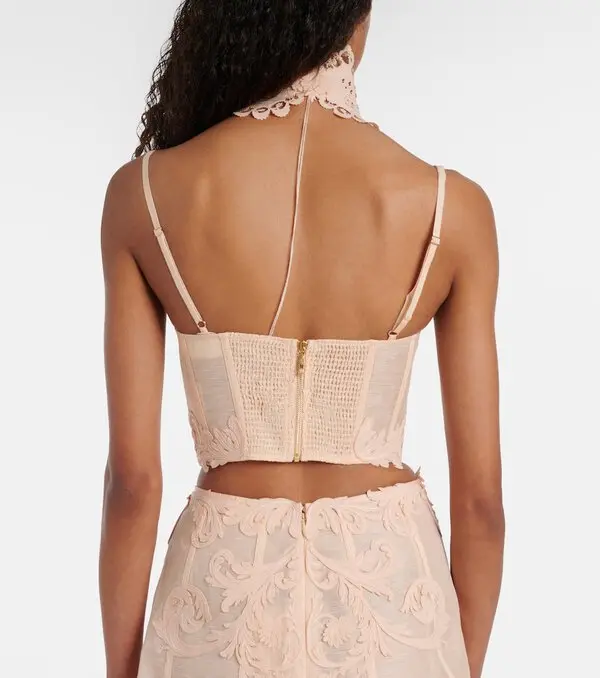 Zimmermann Rebellion Filigree Bustier And Choker Set