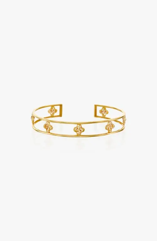 SEREIA OFFICIAL Amira Bangle Bracelet - Yellow Gold