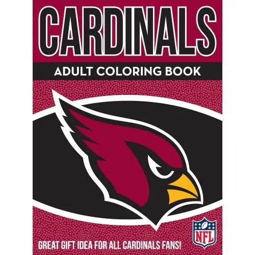 SPORTSZONE Nfl Arizona Cardinals Adult Coloring Book - Multicolored