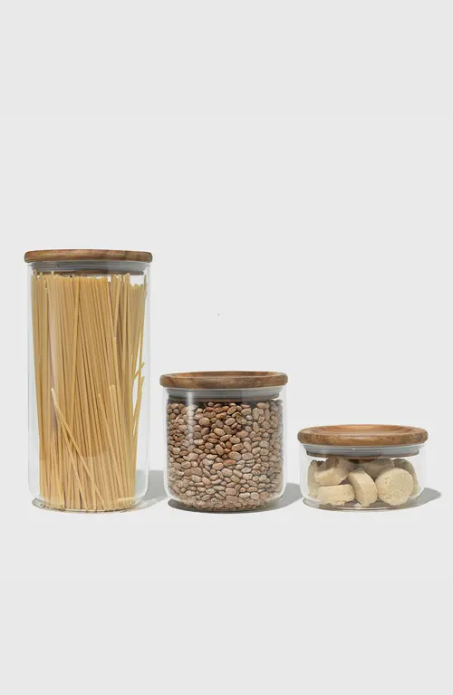 PUBLIC GOODS Glass Canister Set
