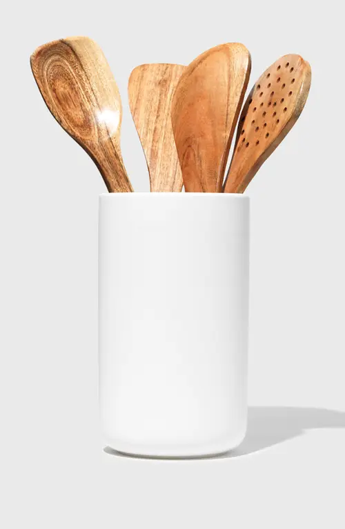 PUBLIC GOODS Tall Stoneware Utensil Holder