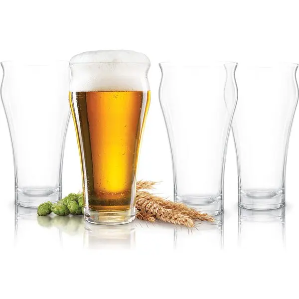 Final Touch Brewhouse Beer Glassset Of 417 Oz - Clear