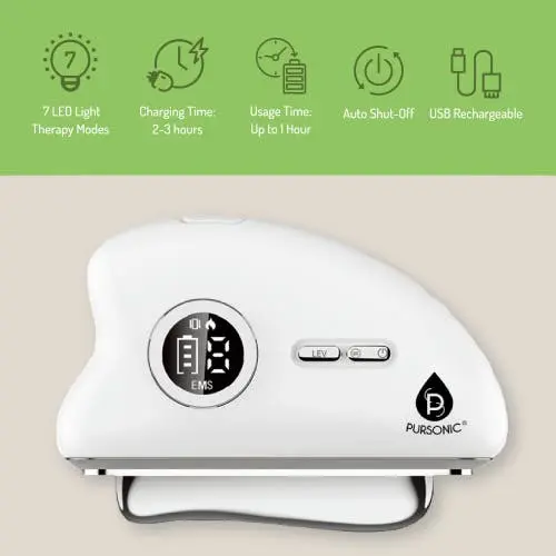 PURSONIC 3-in-1 Advanced Skincare Led Light Bundle