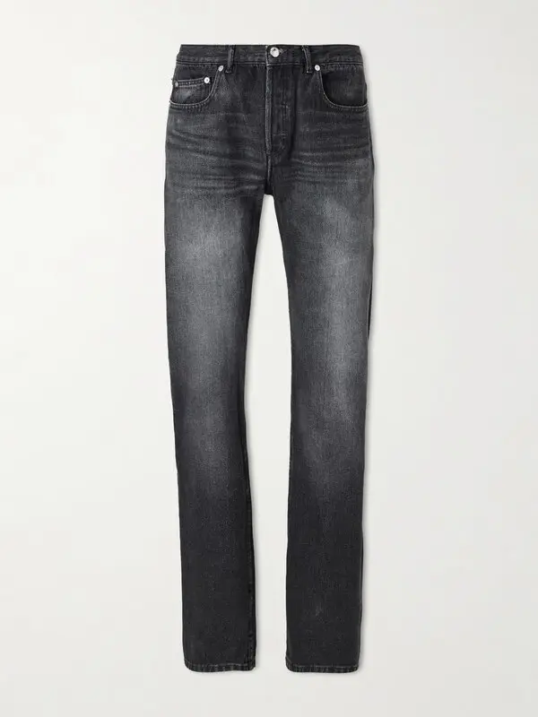A.p.c. Rescue Straight-leg Jeans - Black