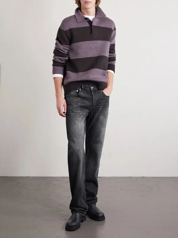 A.p.c. Rescue Straight-leg Jeans - Black
