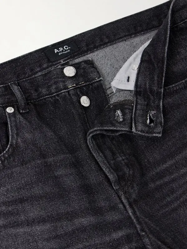 A.p.c. Rescue Straight-leg Jeans - Black