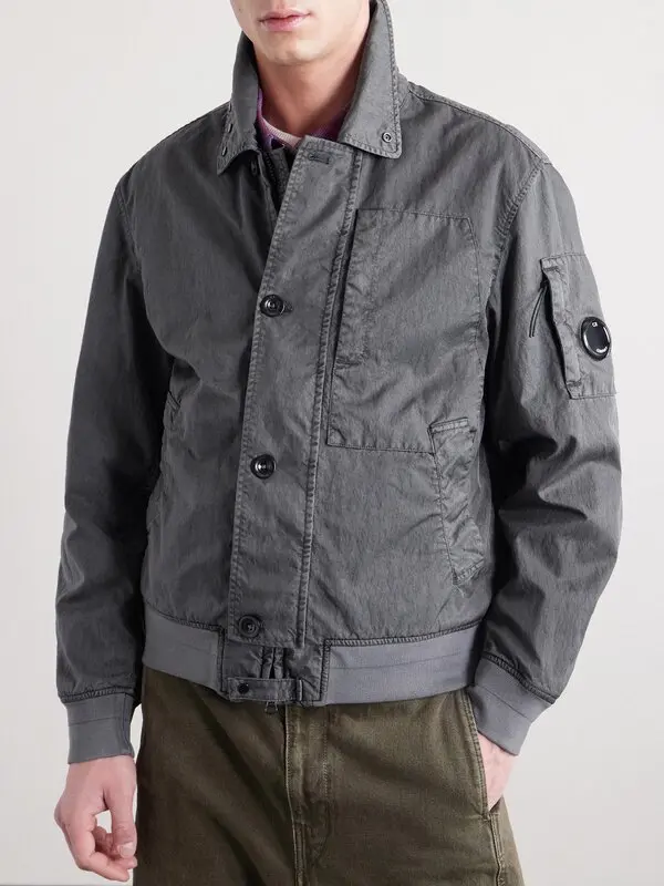C.P. COMPANY Panama-r Canvas Bomber Jacket