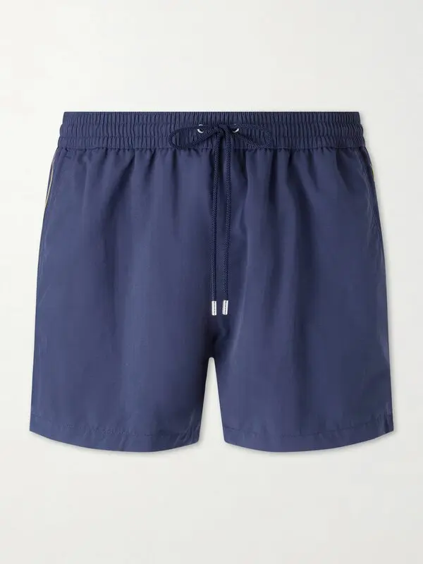 Paul Smith Short-length Recycled Swim Shorts - Blue