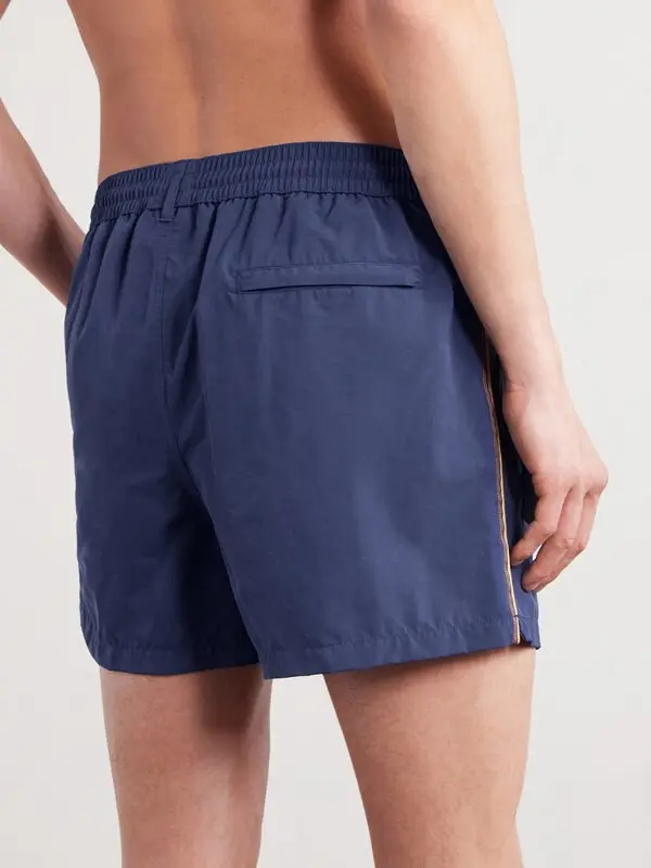 Paul Smith Short-length Recycled Swim Shorts - Blue