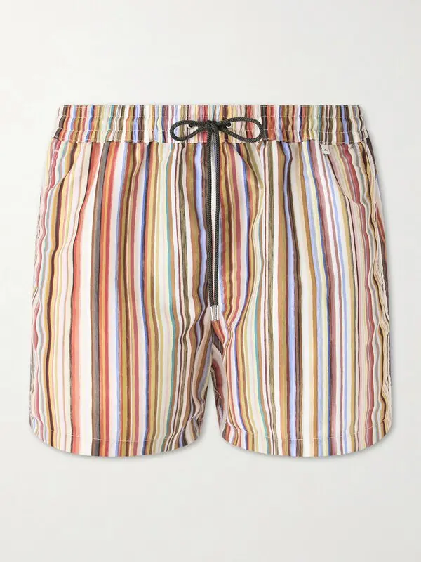 Paul Smith Striped Recycled Swim Shorts - Multi