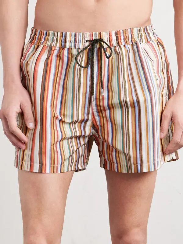 Paul Smith Striped Recycled Swim Shorts - Multi