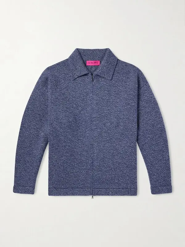 THE ELDER STATESMAN Hunter Cashmere Zip-up Cardigan