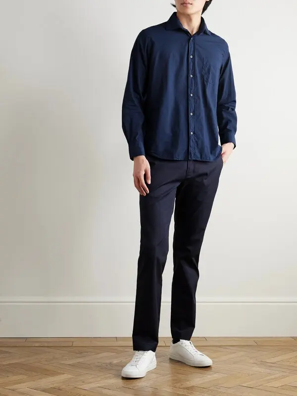 Hartford Paul Pat Cotton-poplin Shirt
