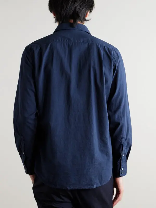 Hartford Paul Pat Cotton-poplin Shirt