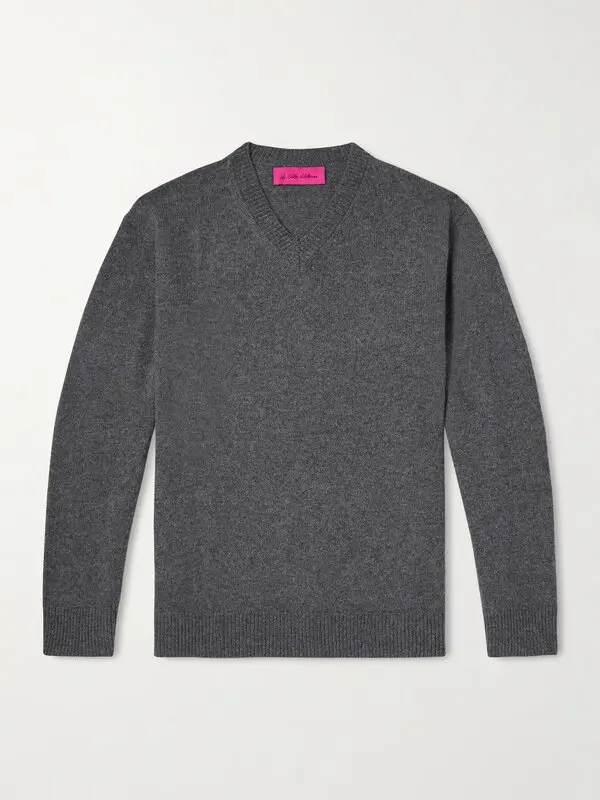THE ELDER STATESMAN Cashmere V-neck Sweater