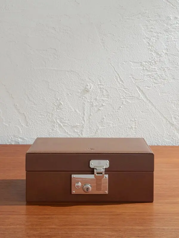 Dunhill Century Leather Jewellery Box - Brown
