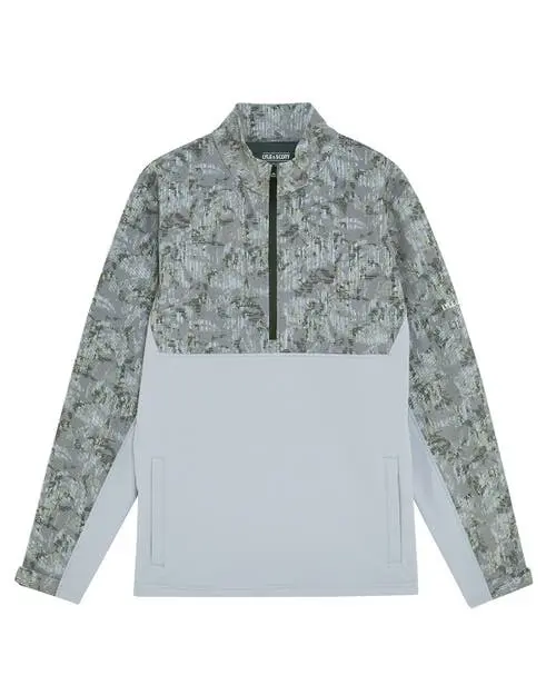 LYLE & SCOTT Golf Printed Half Zip Windjammer Jacket