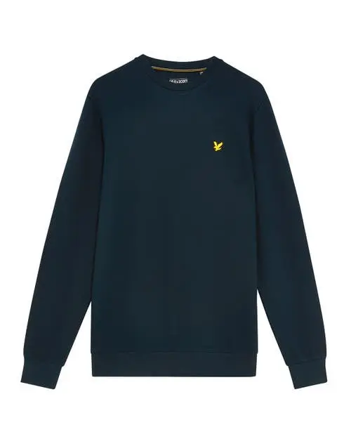 LYLE & SCOTT Crew Neck Long Sleeve Fly Fleece - Dark Navy