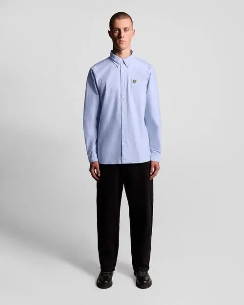 LYLE & SCOTT Plain Oxford Shirt - Riviera