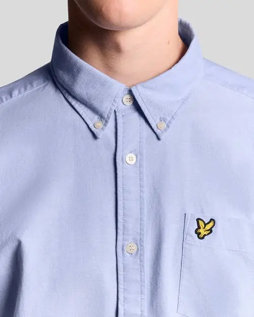 LYLE & SCOTT Plain Oxford Shirt - Riviera