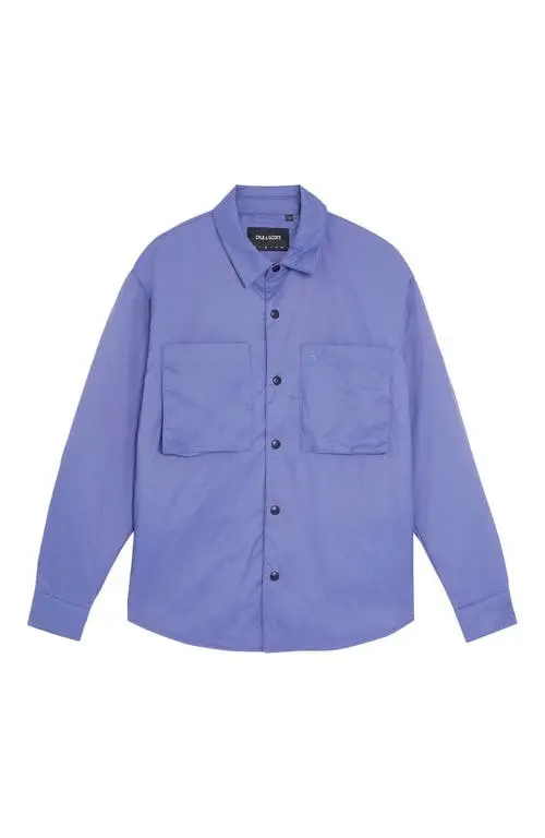 LYLE & SCOTT Long Sleeve Collared Insulated Overshirt - Twilight