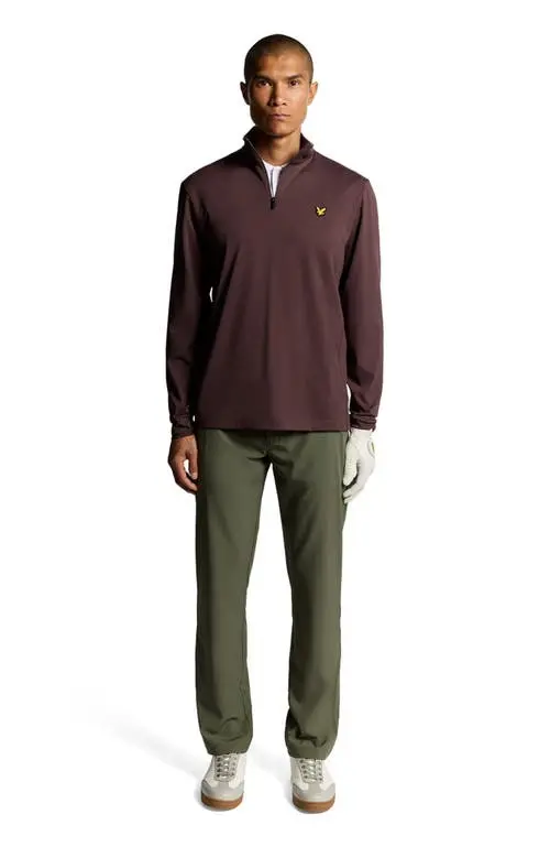 LYLE & SCOTT Golf Course Midlayer - Berry