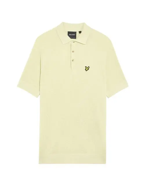 LYLE & SCOTT Linen Blend Knitted Polo