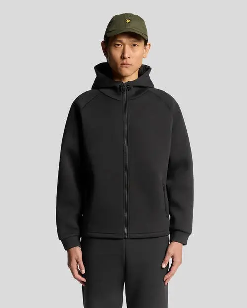 LYLE & SCOTT Neoprene Zip Through Hoodie