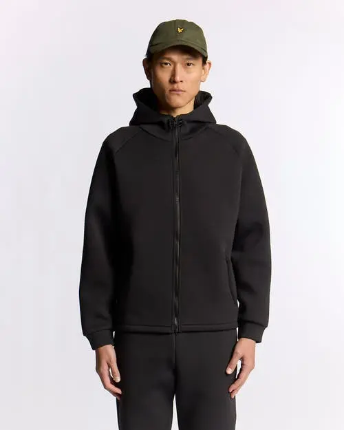 LYLE & SCOTT Neoprene Zip Through Hoodie