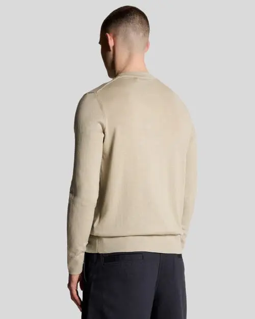 LYLE & SCOTT Tonal Superfine Crew Neck Sweater