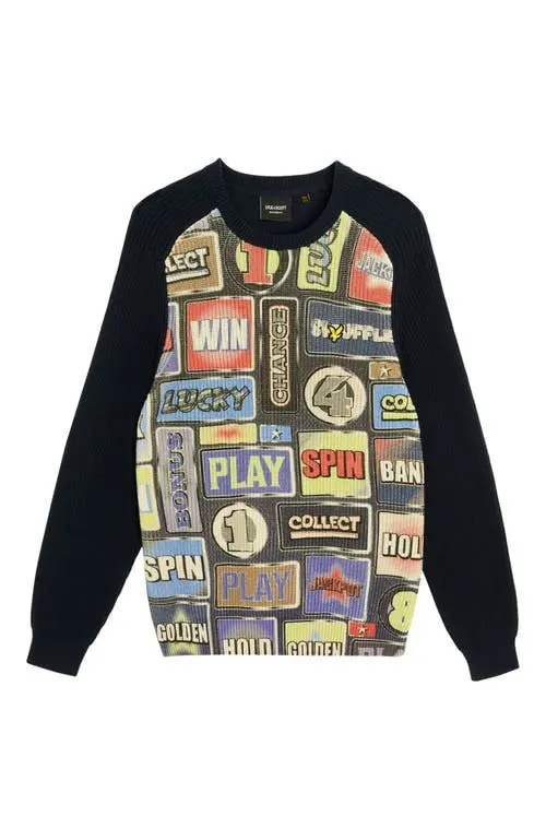 LYLE & SCOTT Fruit Machine Graphic Crew Neck Sweater