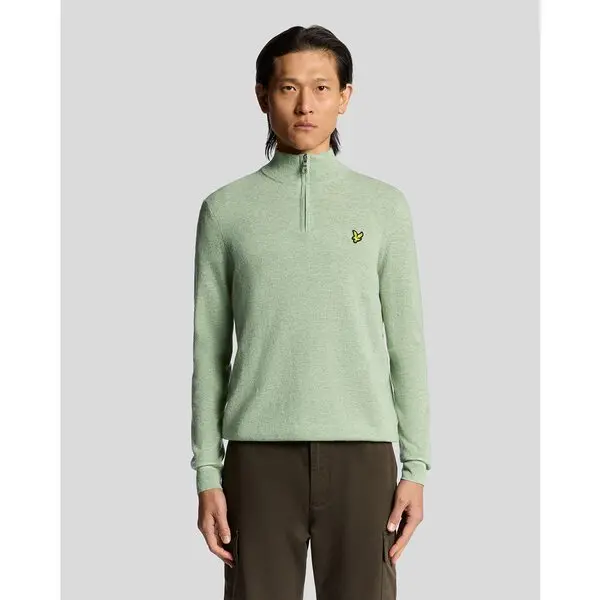LYLE & SCOTT Lambswool Blend Quarter Zip Sweater