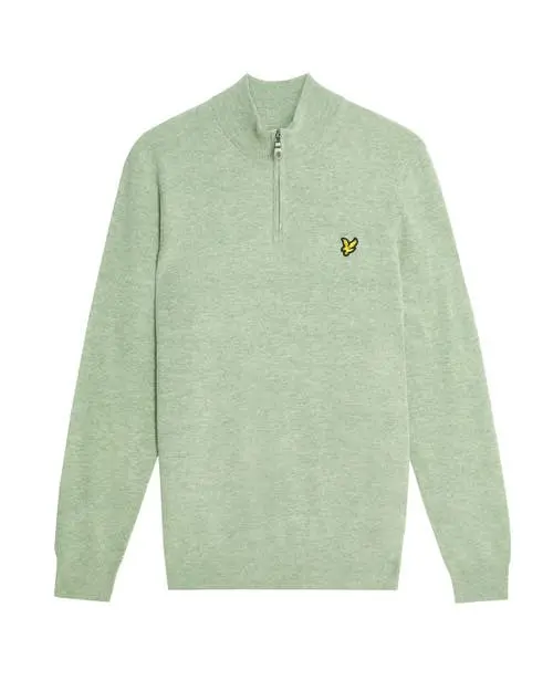 LYLE & SCOTT Lambswool Blend Quarter Zip Sweater