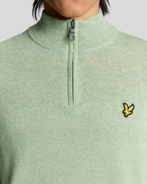 LYLE & SCOTT Lambswool Blend Quarter Zip Sweater